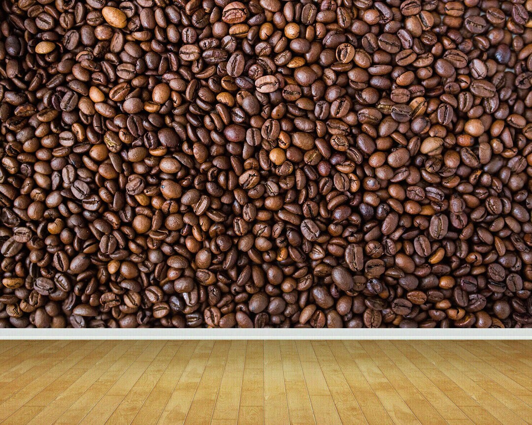 Buy Coffee Beans Wallpaper Mural for Bedroom Business Cafe Restaurant ...