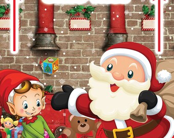 Santas Grotto Sign - Etsy