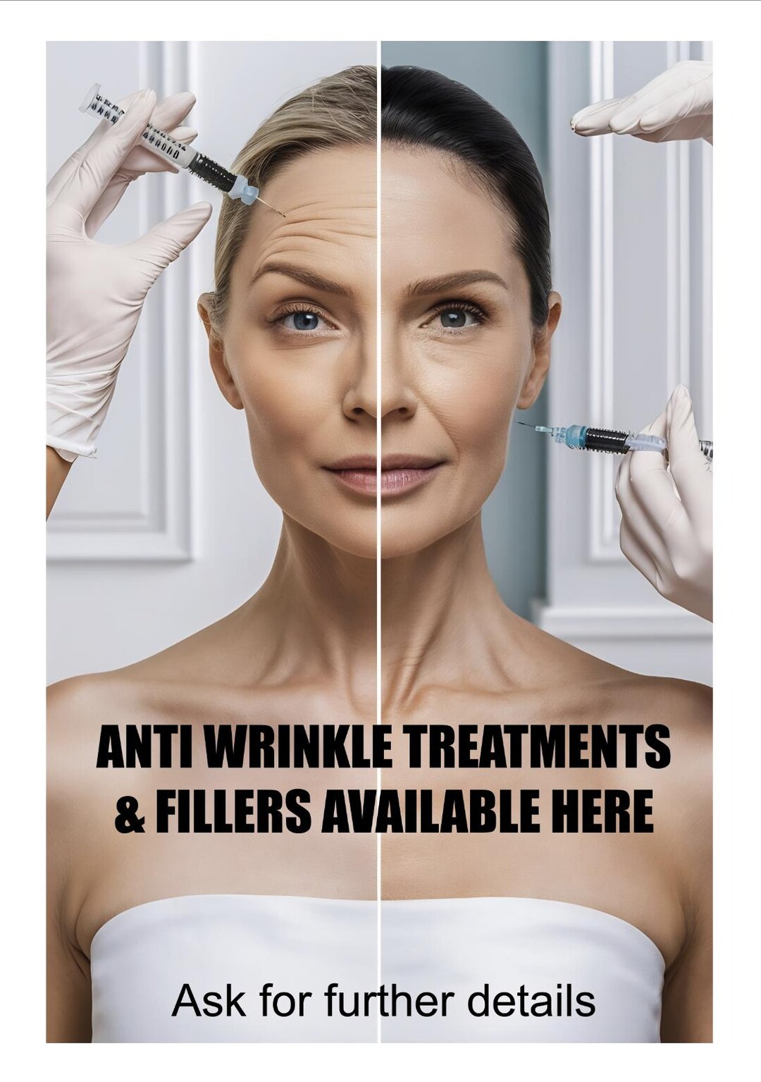 Anti Wrinkle Treatments Fillers Available Here Large & Small Posters ...