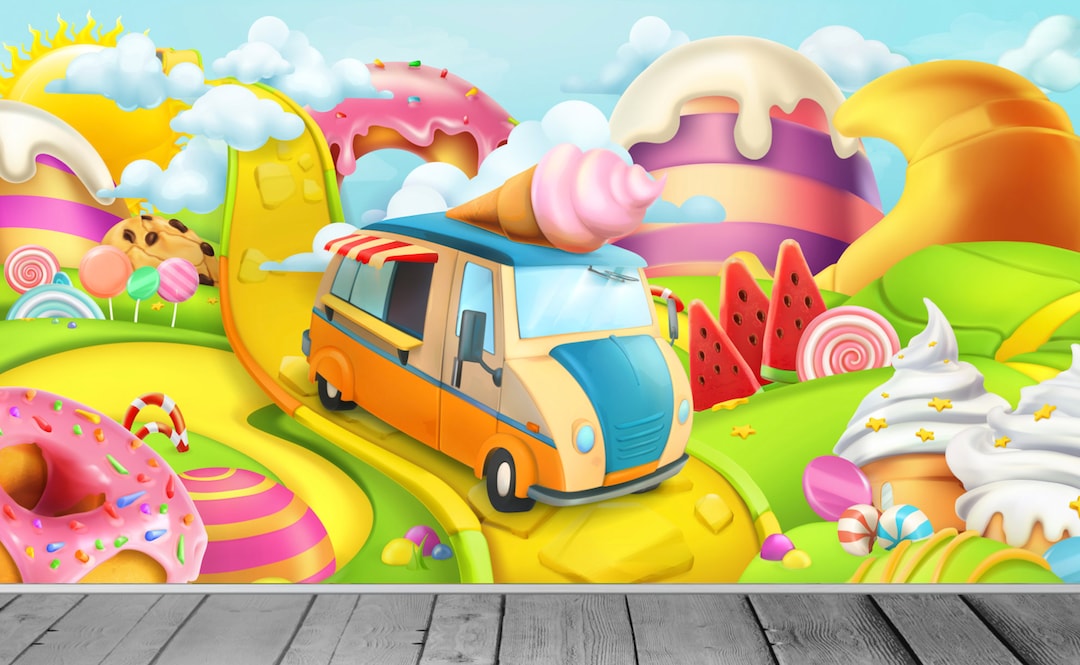 Sweets Treats Candy Lollipops Sweet Land Cupcakes Cakes Ice - Etsy Ireland