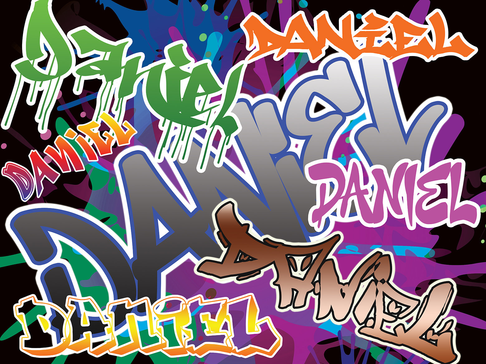 Framed Personalised Bespoke Name Modern Art Graffiti Print - Etsy