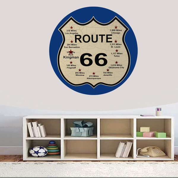 Route 66 Wall Mural - Etsy