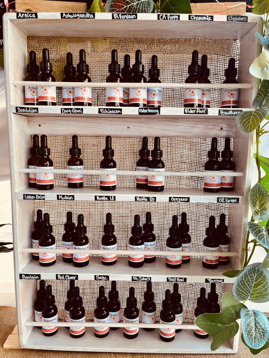 Herbal Extracts Tinctures 1oz Etsy