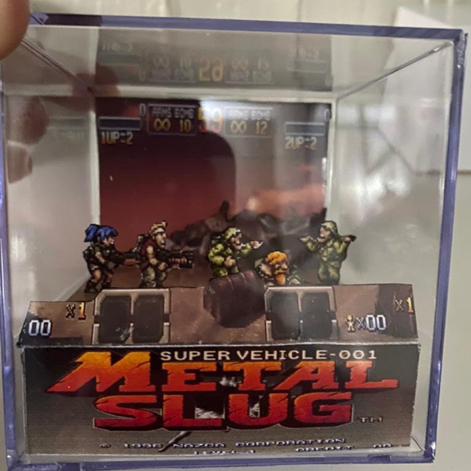 Metal Slug 3D Diorama Cube-Template | Etsy
