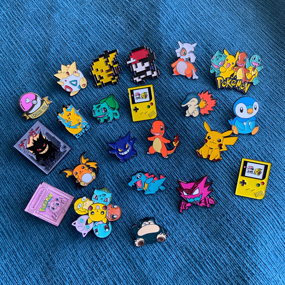 Pokemon Enamel Pins Pikachu, Gengar, Pokemon Gifts - Etsy Canada