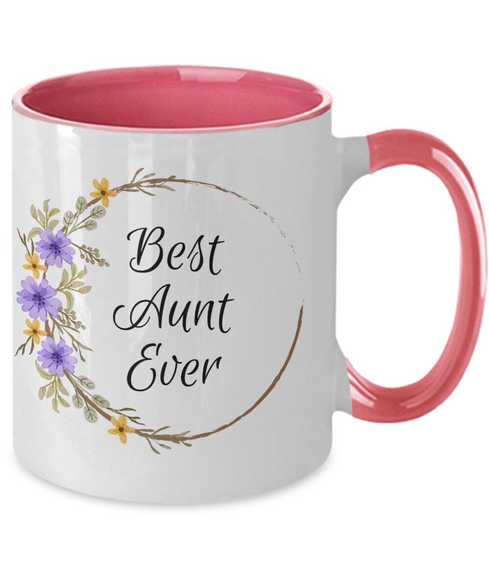 Aunt Coffee Mug, Gift for Best Aunt, New Aunt Gift, Best Aunt Cup, Birthday, Mothers Day, Aunt ...