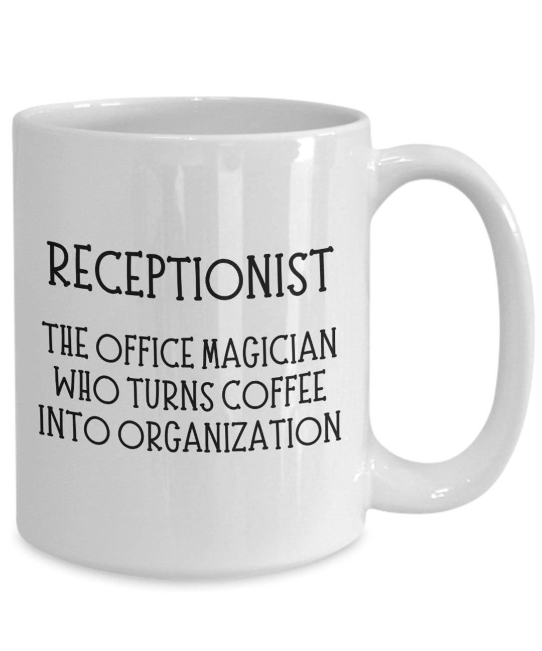 Receptionist, Funny Reception Desk Mug, Office Secretary, Front Desk ...