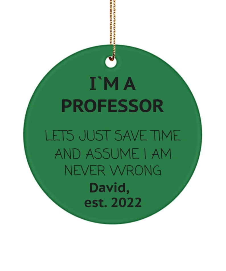 Personalized Professor Gift, New Professor, Gift for Professor ...