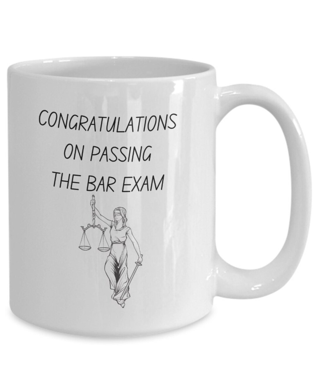 Bar Exam Coffee Mug, Gift for Her, Female Attorney, Graduation Gift ...
