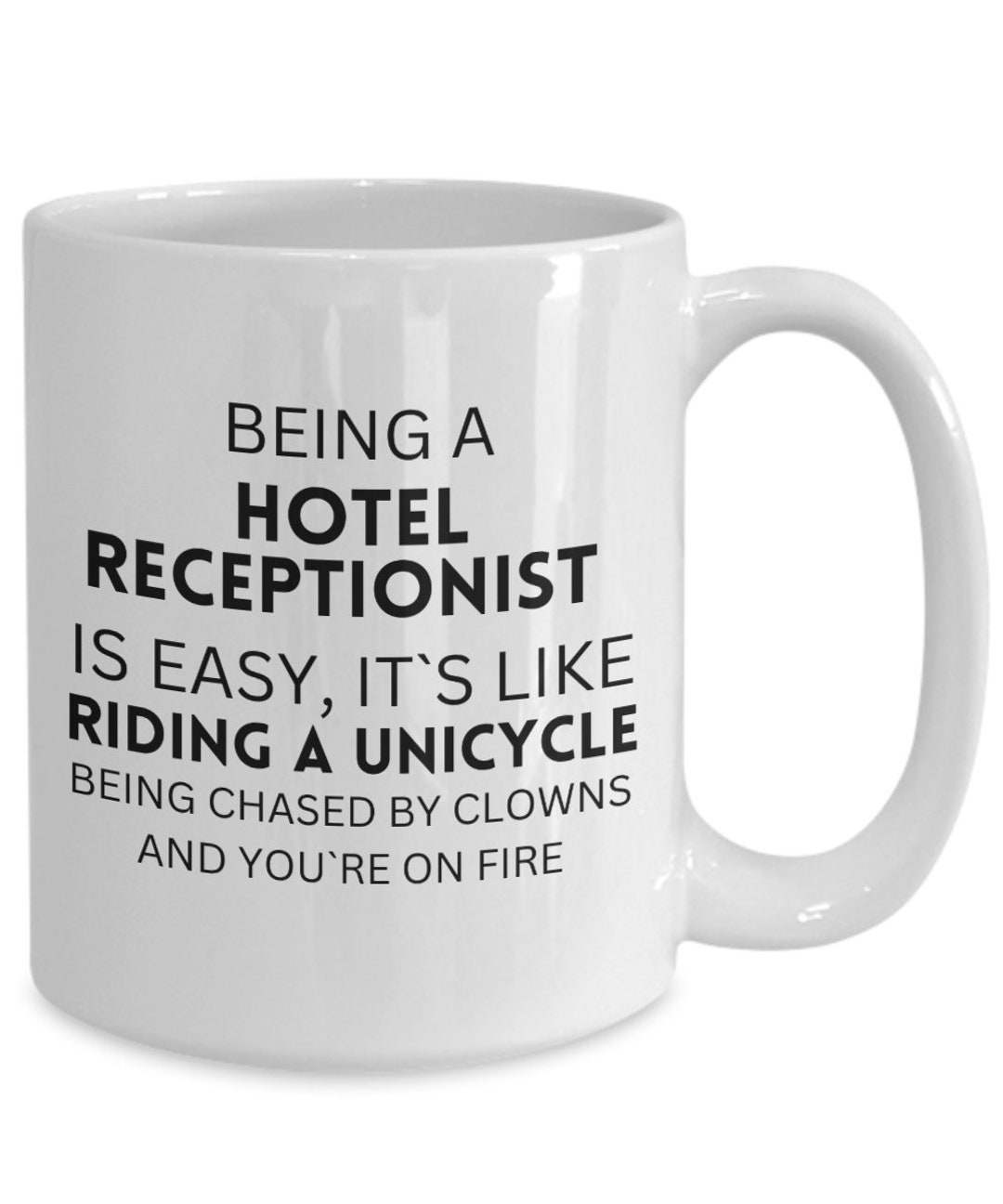 Hotel Receptionist, Hotel Reception Manager, Funny Coffee Mug, Co Worker Leaving, Mothers Day ...