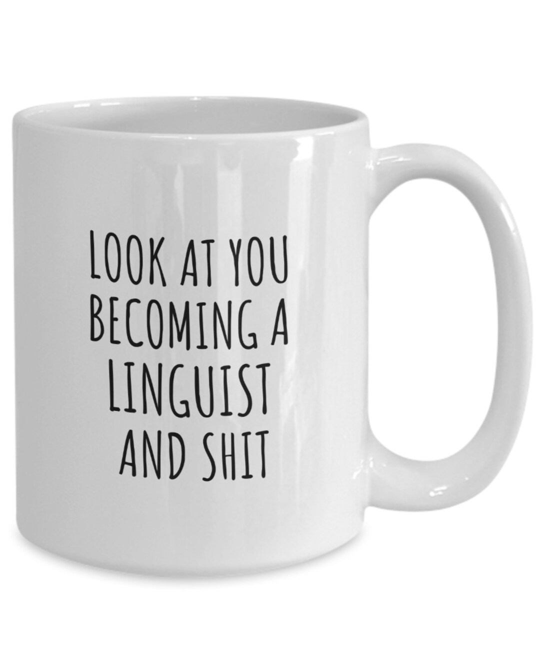 Linquist Gift, Graduate, Funny Linguistics Mug, Linguist Degree ...