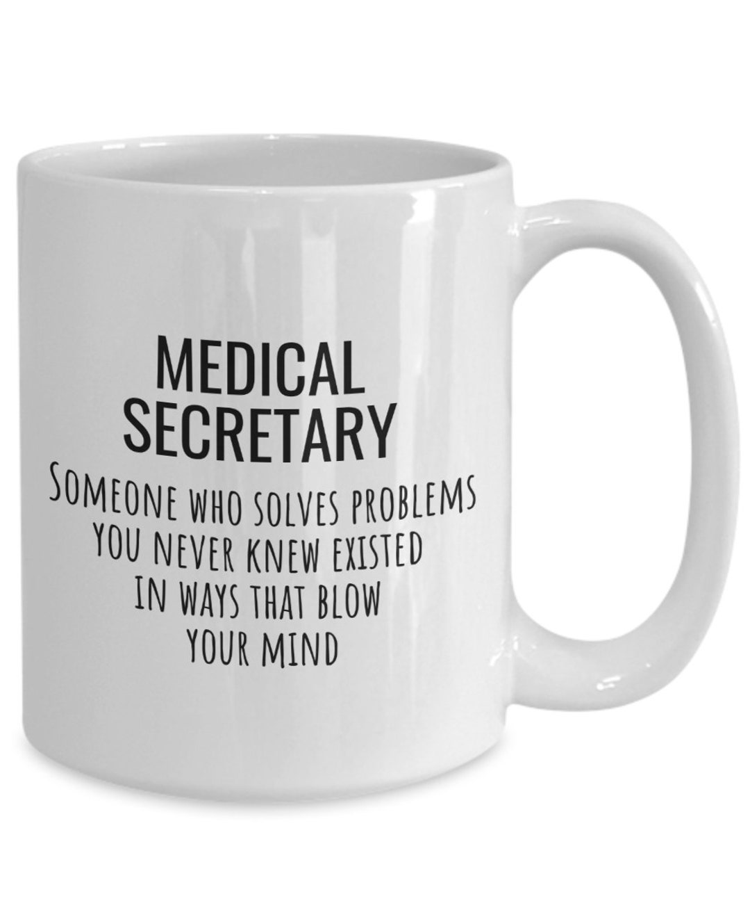 Medical Secretary, Medical Secretary Mug, Co-worker Gift, Gifts for ...