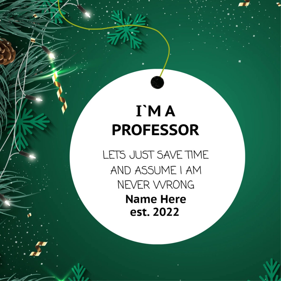 Personalized Professor Gift, New Professor, Gift for Professor ...