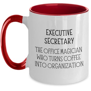 Executive Secretary, Funny Office Quote, Admin Gift, Magician ...