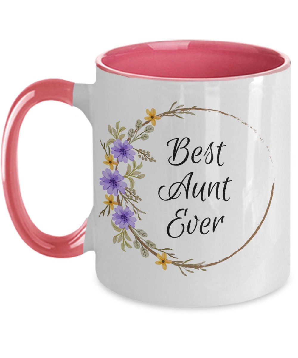 Aunt Coffee Mug, Gift for Best Aunt, New Aunt Gift, Best Aunt Cup, Birthday, Mothers Day, Aunt ...