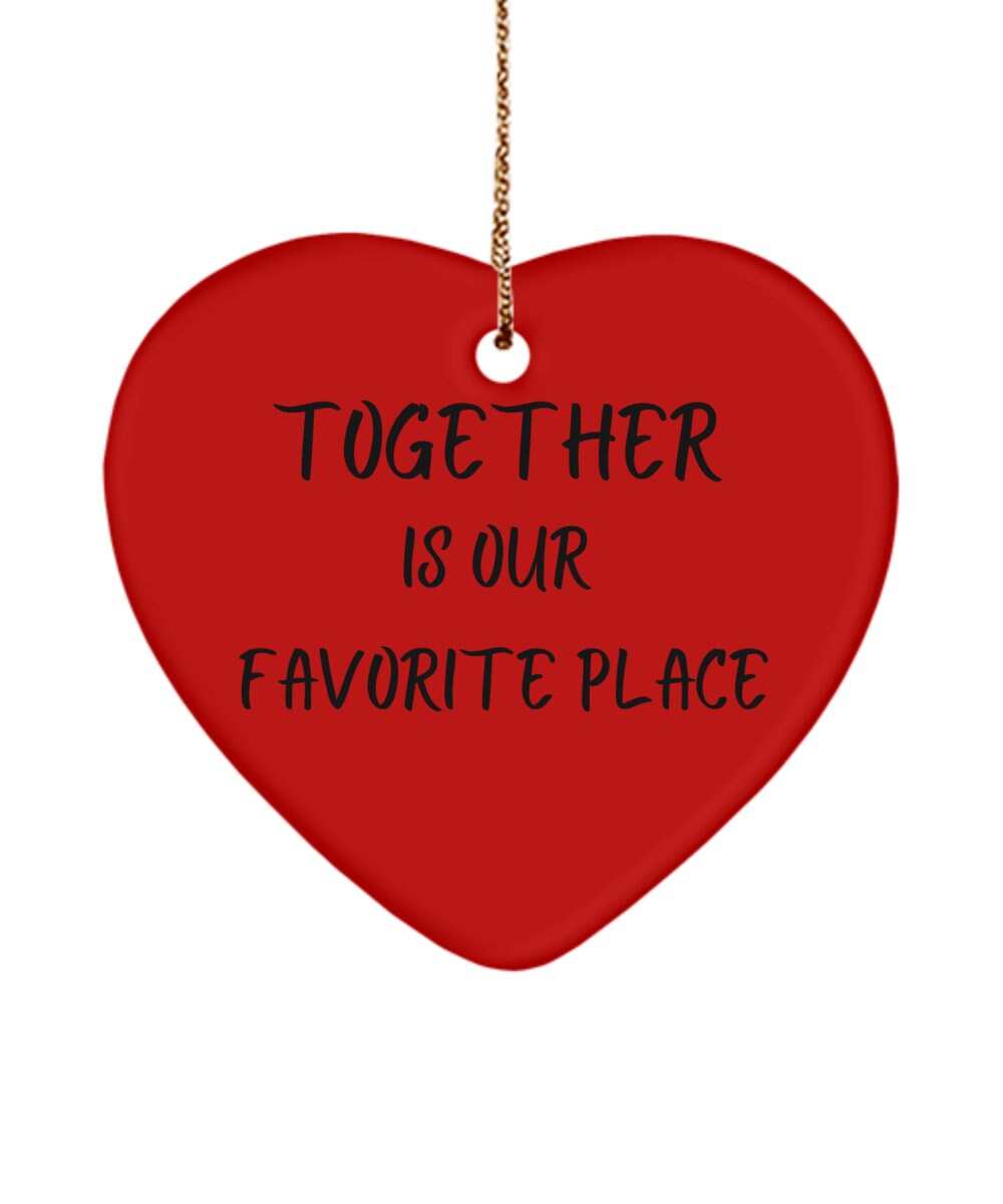 Together is Our Favorite Place, New Home Gift, Gift for Couple, Happy ...
