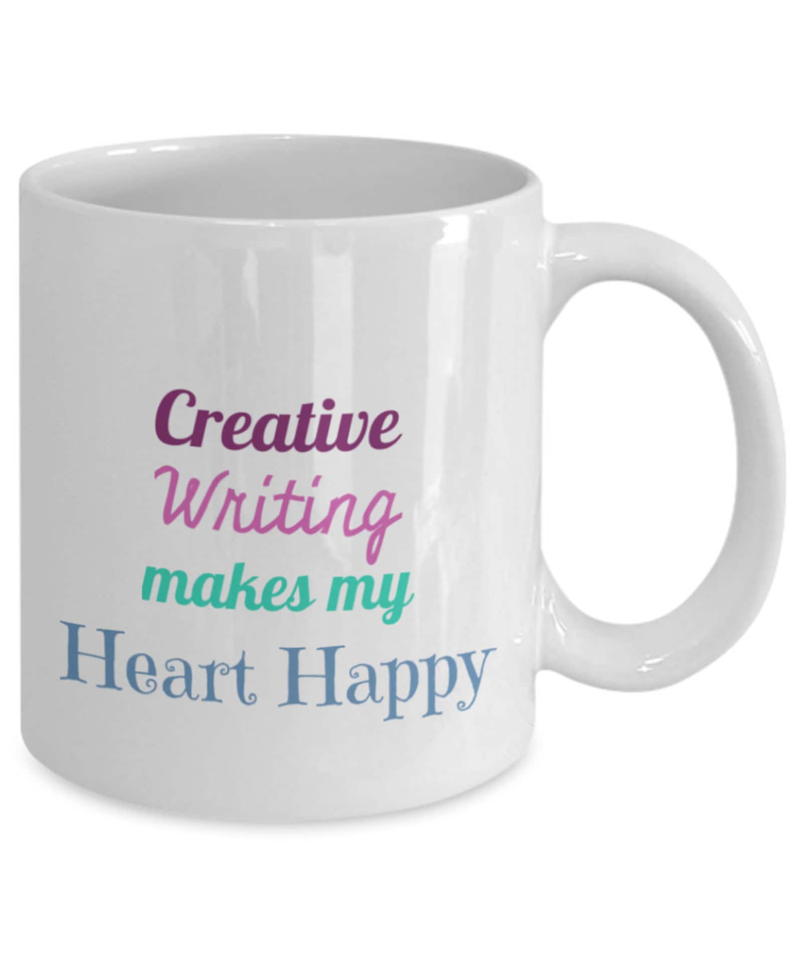 Creative Writing Fun Coffee Mug Colorful Journaling Writer - Etsy