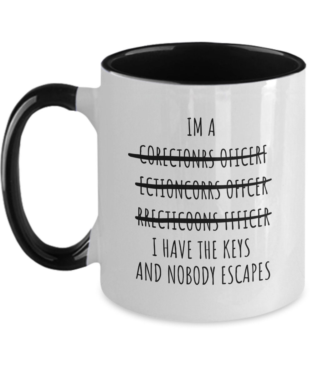 Corrections Officer, Thin Blue Line, Police Office Gift for Men ...