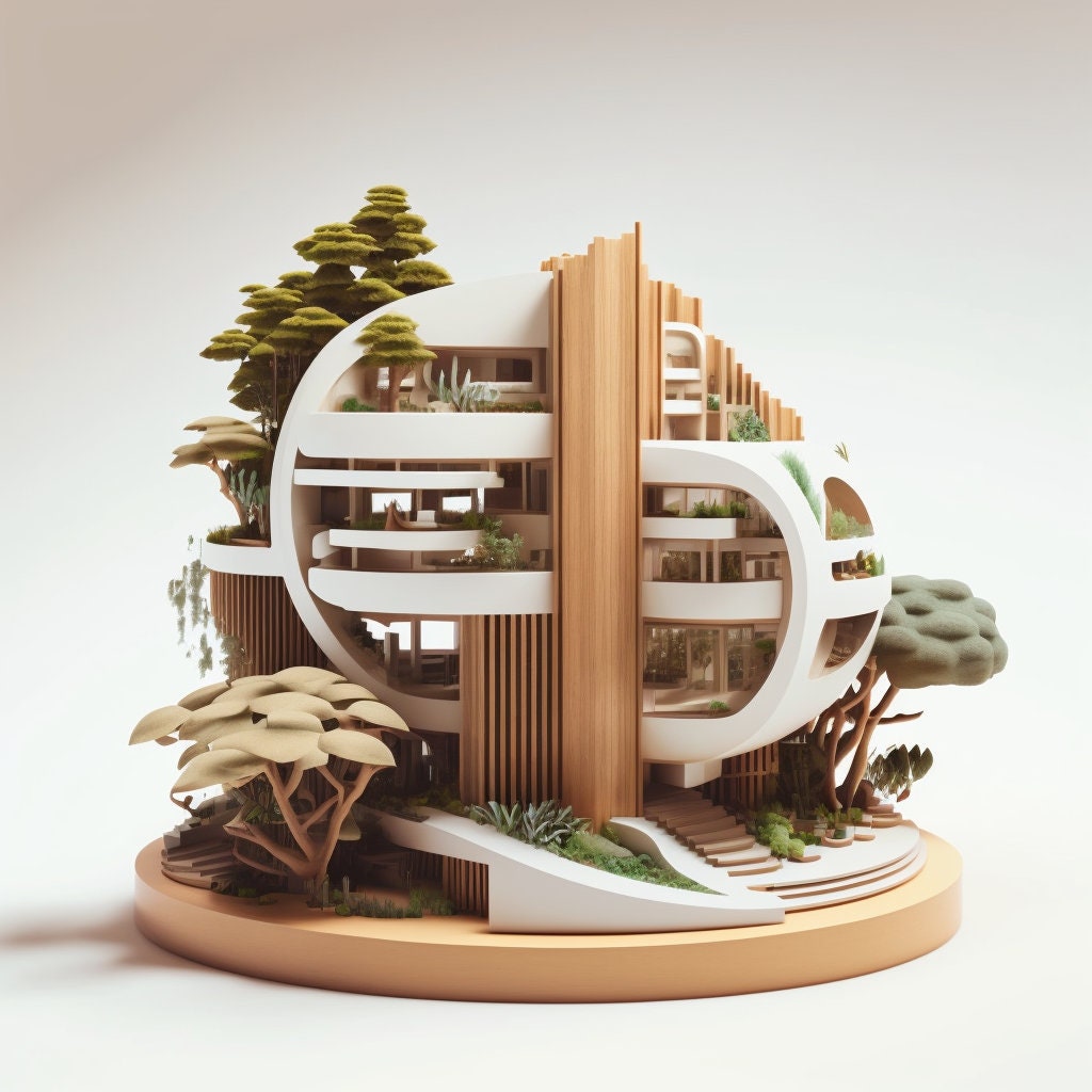 30 Architectural Building Model Photos - High-quality PNG Digital ...