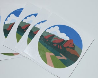 Flatiron Sticker - Etsy