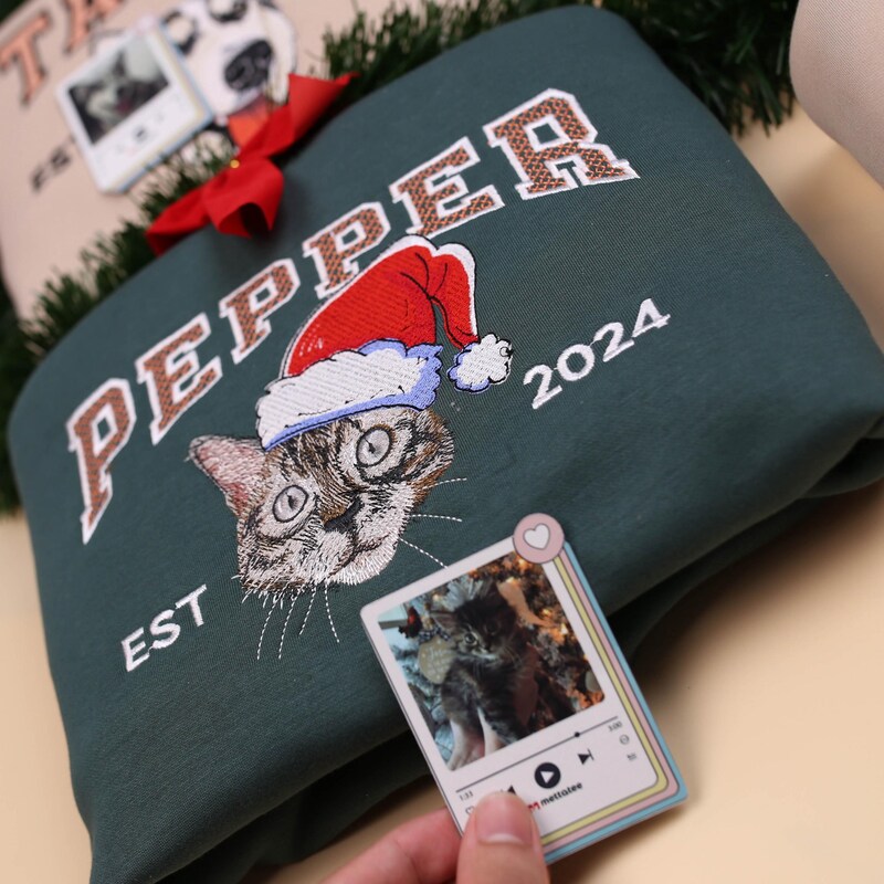 Embroidered Cats - Etsy