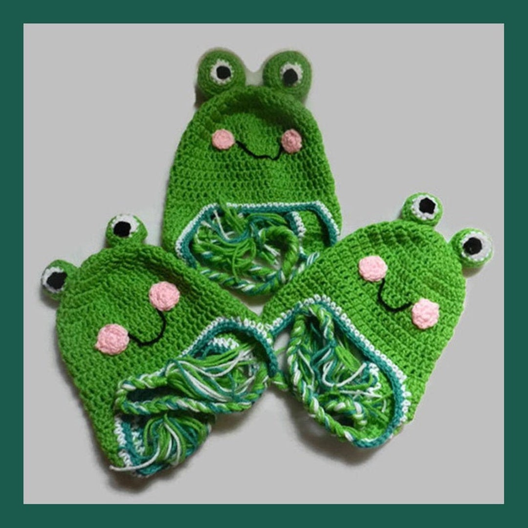 Froggy Hat Frog Hats Baby, Toddler, Child, Teen, Adult Made to Order ...