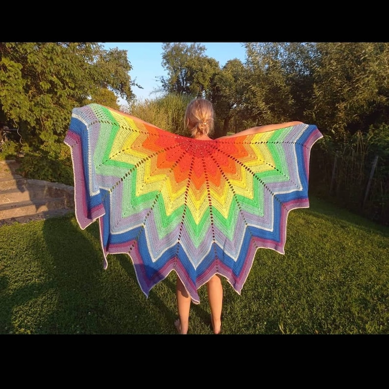Rainbow Cape - Etsy