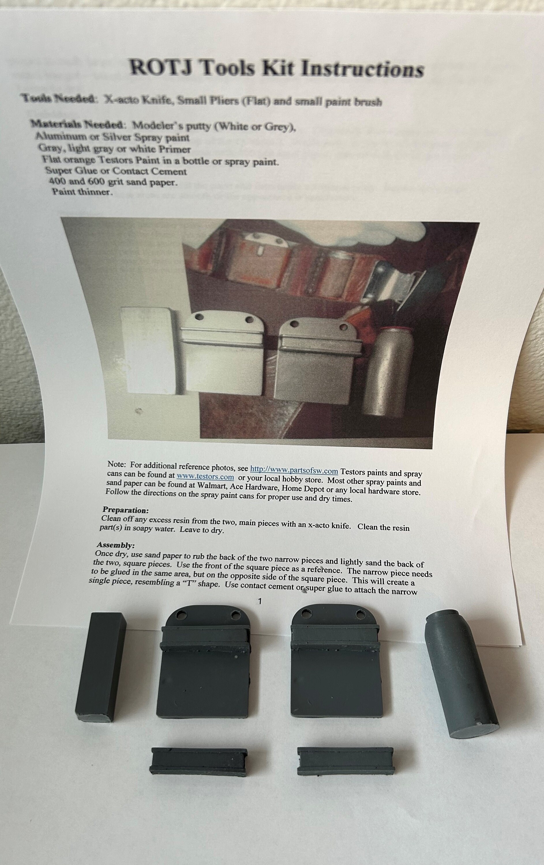 Star Wars Prop Replica ROTJ Han Solo Belt Holster Tool Power Cells Kit ...