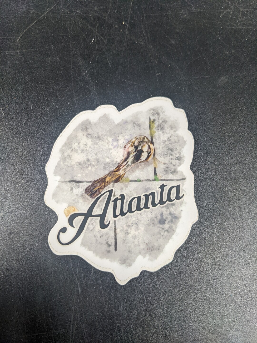 3" Atlanta Chicken Bone Sticker - Etsy