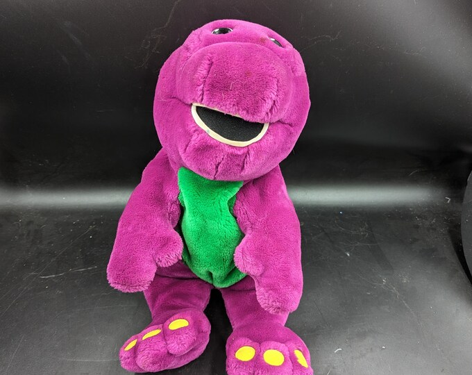 Barney Dinosaur Microsoft Actimates Motion Sensor Talking Plush 1997 ...