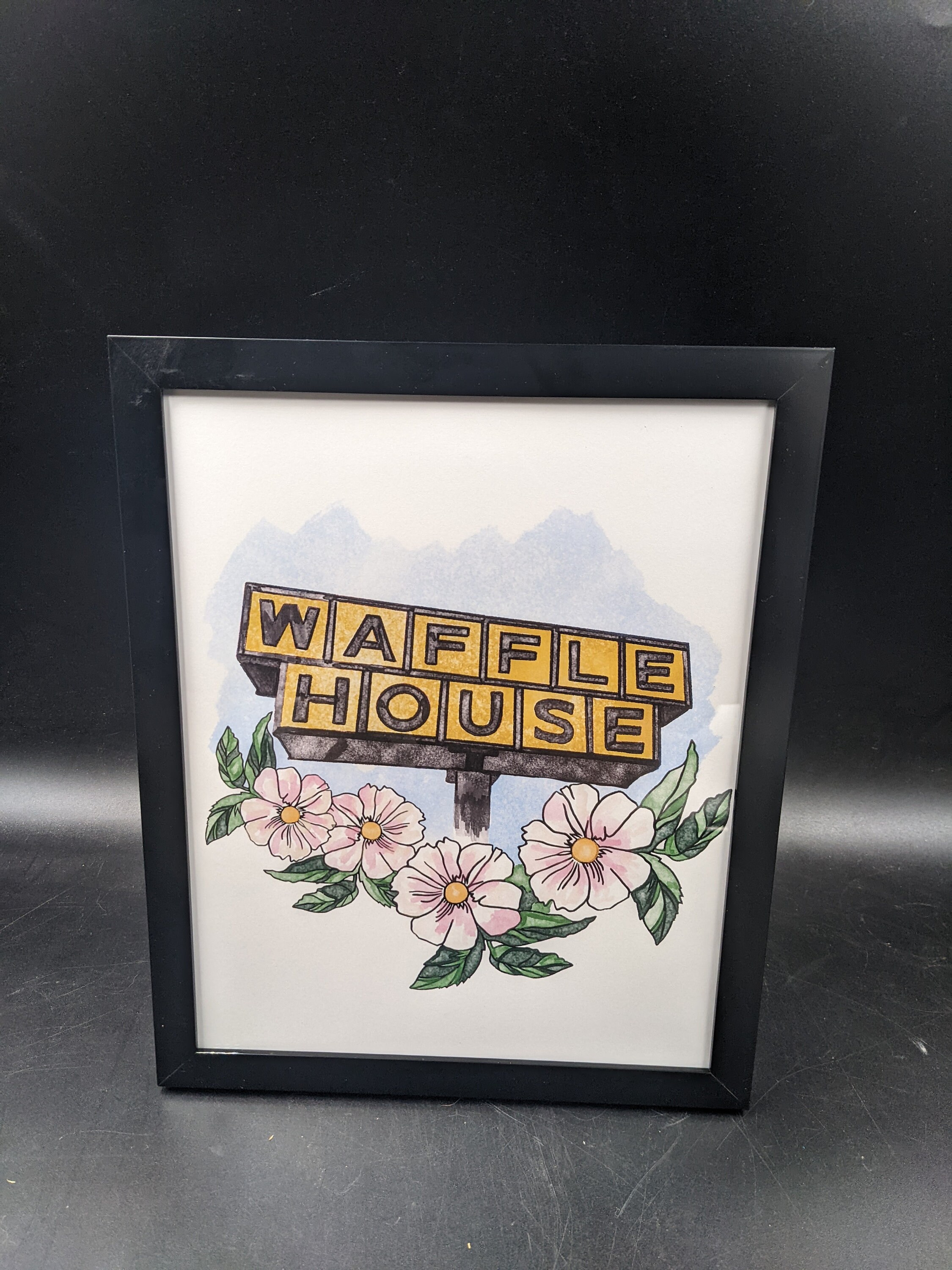 Framed 8x10 Waffle House Print - Etsy