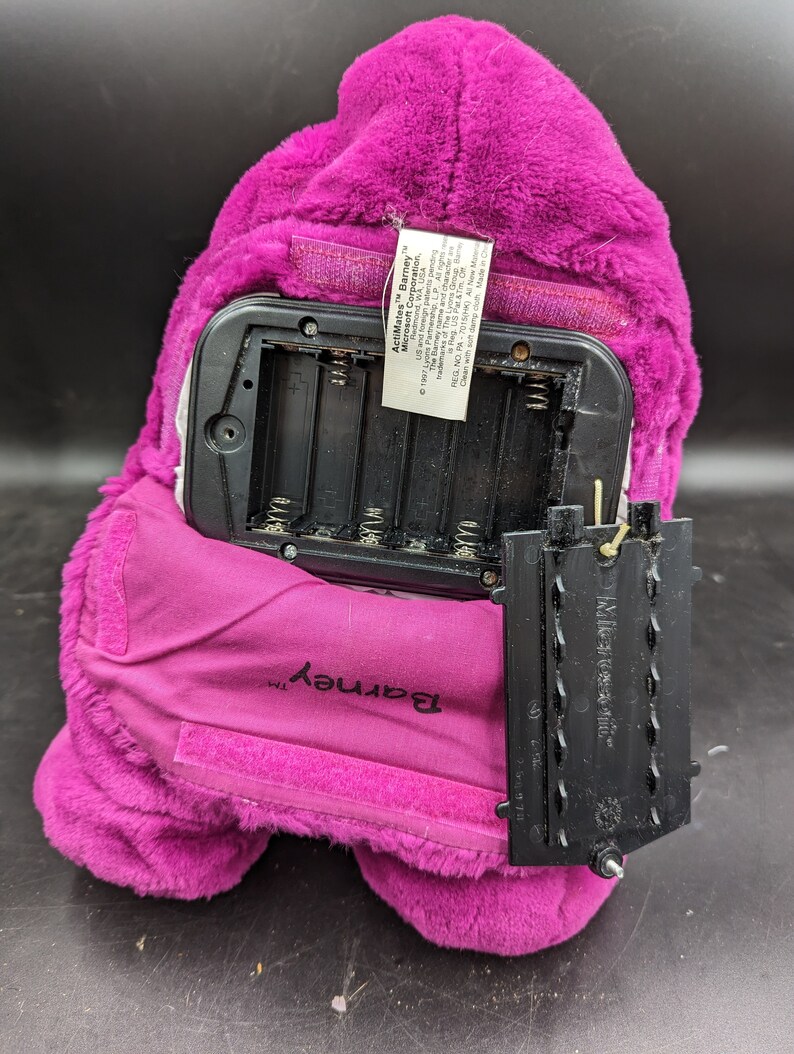 Barney Dinosaur Microsoft Actimates Motion Sensor Talking - Etsy