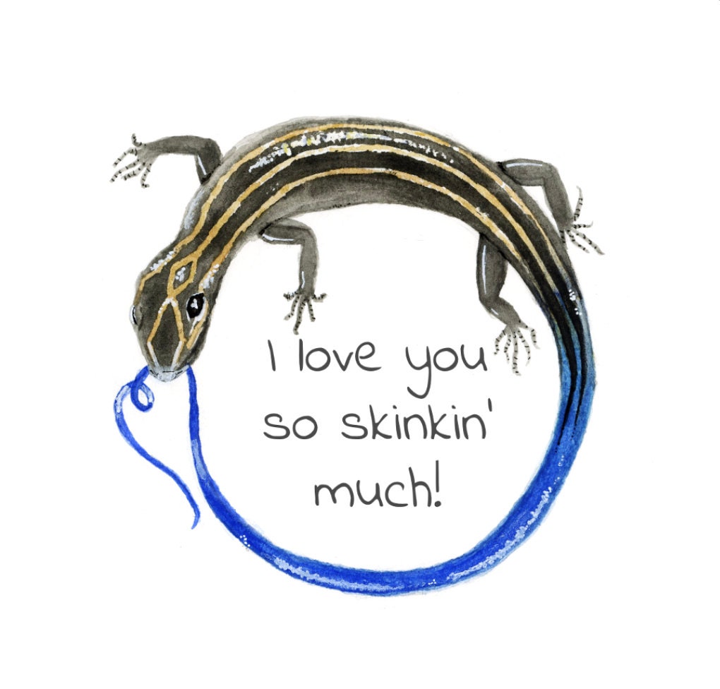 Skinkin' Love Die-cut Sticker - Etsy