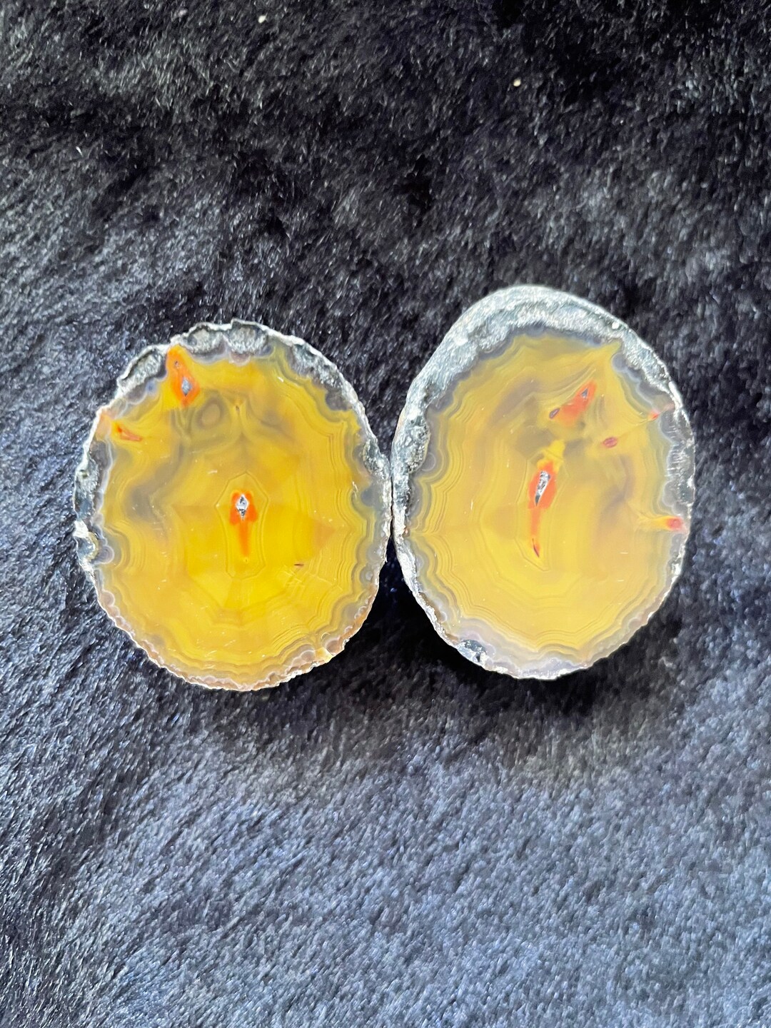 Crystal Agate Geode/fighting Blood Agate/warring State Agate Polished ...