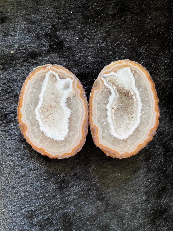 Crystal Agate Geode/fighting Blood Agate/warring State Agate - Etsy