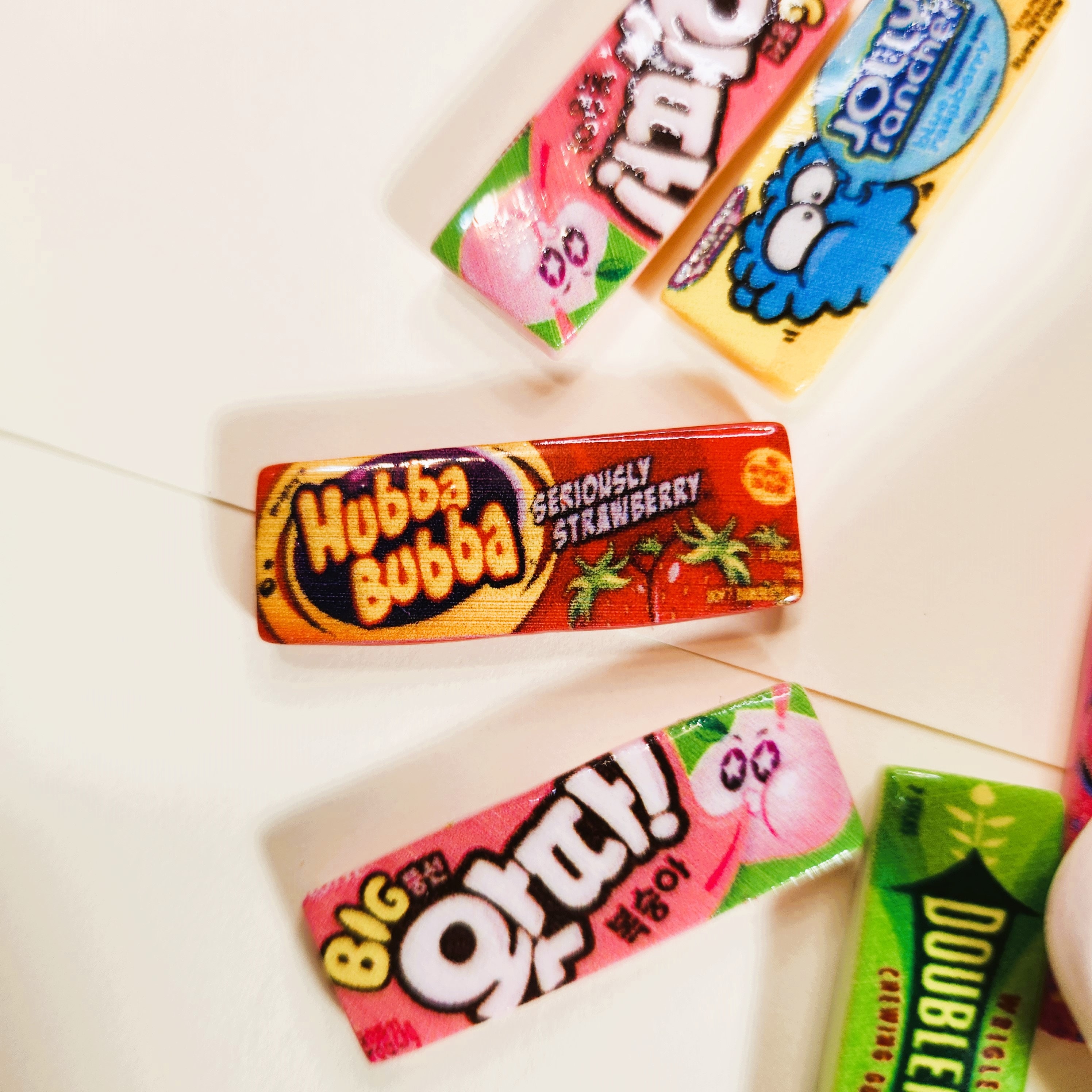 10 PCS Mini Bubble Gum Charms Random Mix Kawaii Candy Flat Back ...