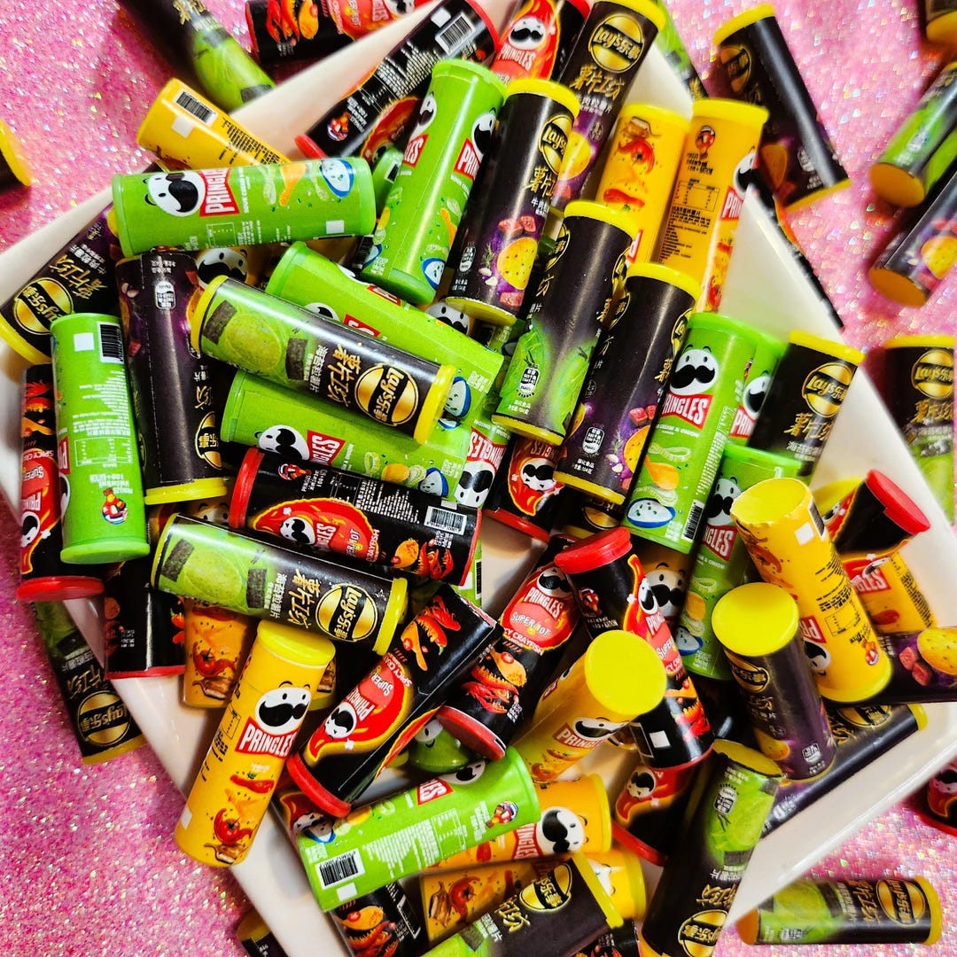Adorable Mini Pringles Can Charms – Set of 10 Resin 3D Chip– Cute DIY ...