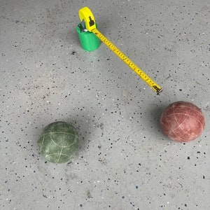 Bocce Ball Measuring Device, 8 Oz Clear Cup, Swivel Caster - Etsy