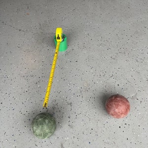 Bocce Ball Measuring Device, 8 Oz Clear Cup, Swivel Caster - Etsy