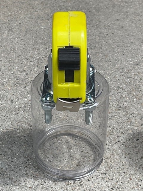 Bocce Ball Measuring Device, 8 Oz Clear Cup, Swivel Caster - Etsy