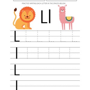 A to Z-26 Alphabet Worksheets PDF - Etsy Canada