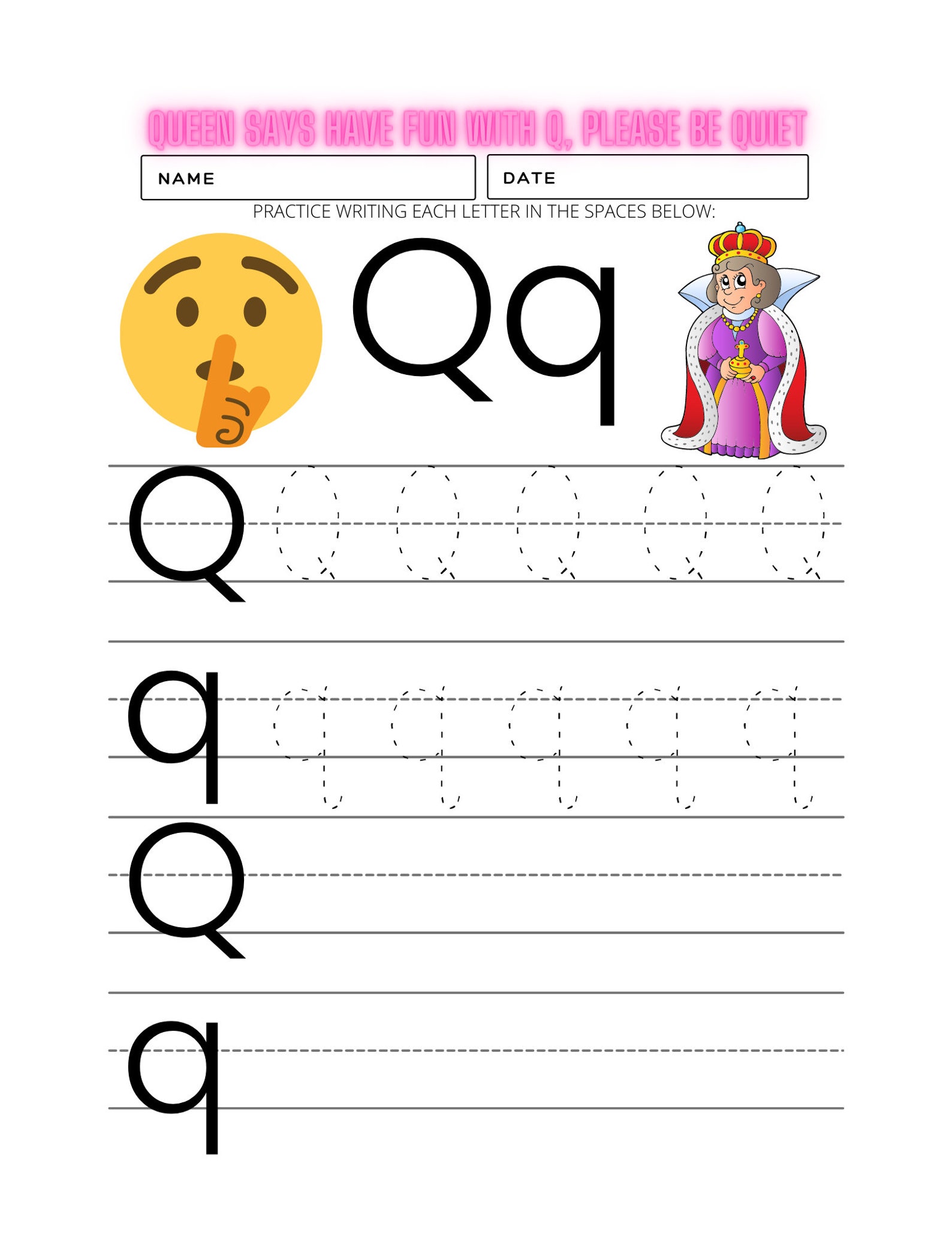 A to Z-26 Alphabet Worksheets, PDF - Etsy