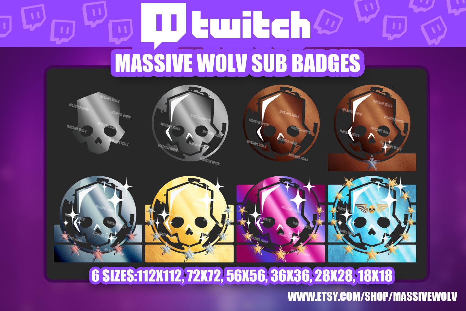 Helldivers Twitch Sub Badges: Skull Icons, Emotes for Discord - Etsy