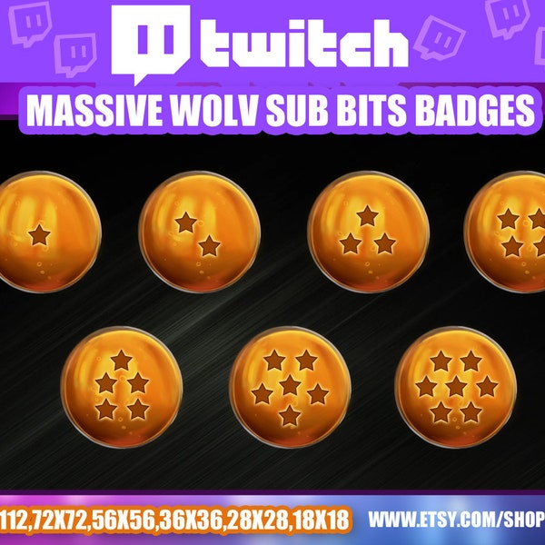 Dragon ball z badges twitch - Etsy España