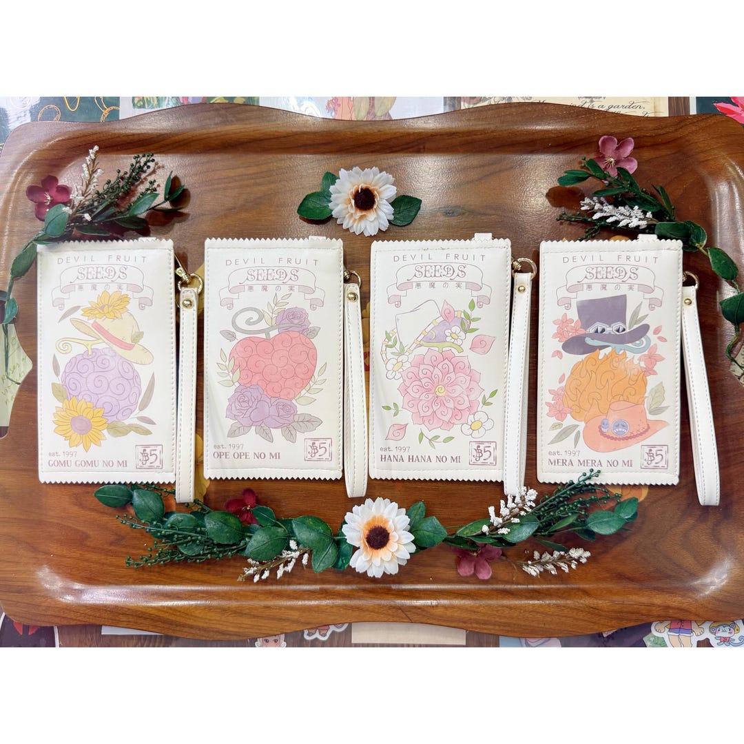 Pirate Anime Demon Fruit Garden Seed Packet Card Wallet - Etsy