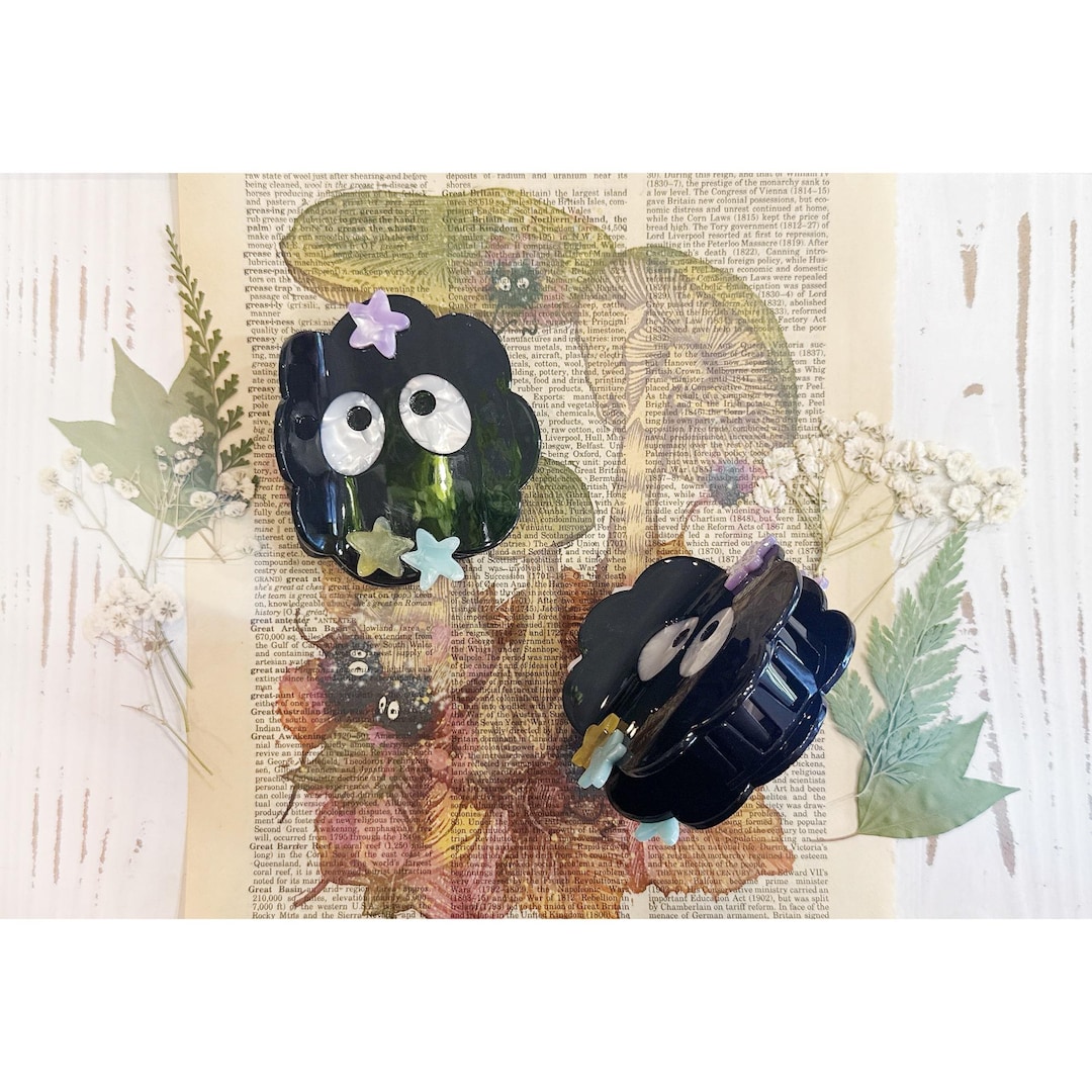 Gib Lee Anime Movie Soot Ball Claw Clip - Etsy