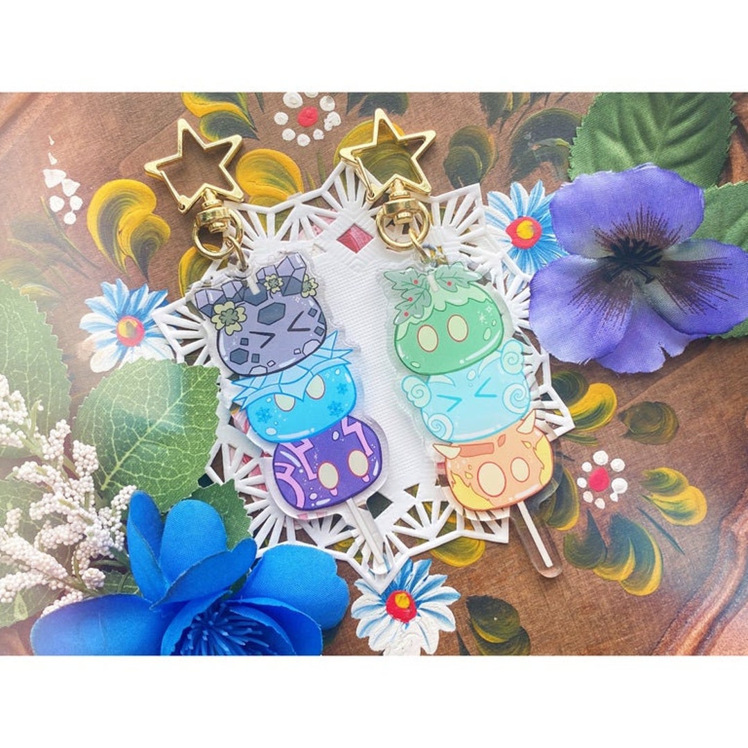 Genshin Slime Dango Keychains - Etsy