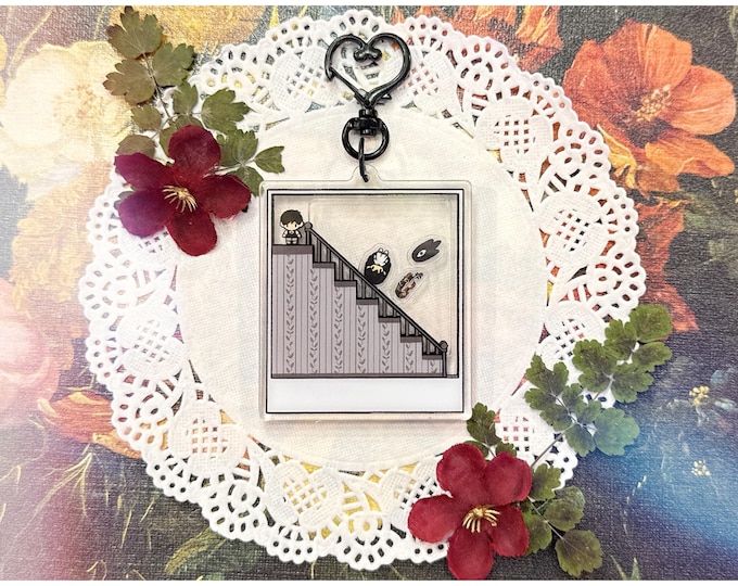 Omori Staircase Polaroid Shaker Keychain - Etsy