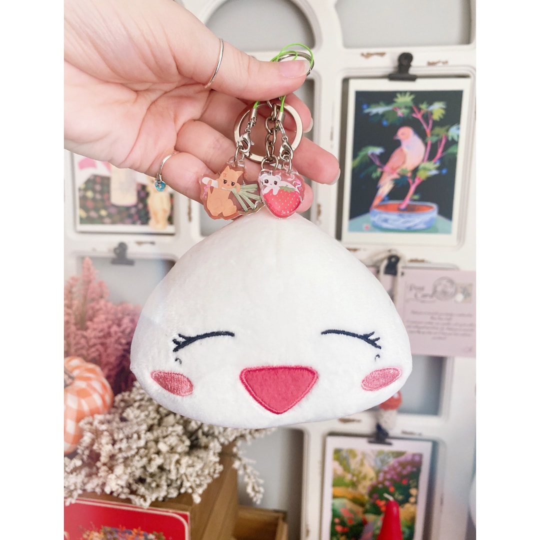 Fruits Anime Rice Ball Plush Keychain and Kyo & Yuki Mini Charms - Etsy