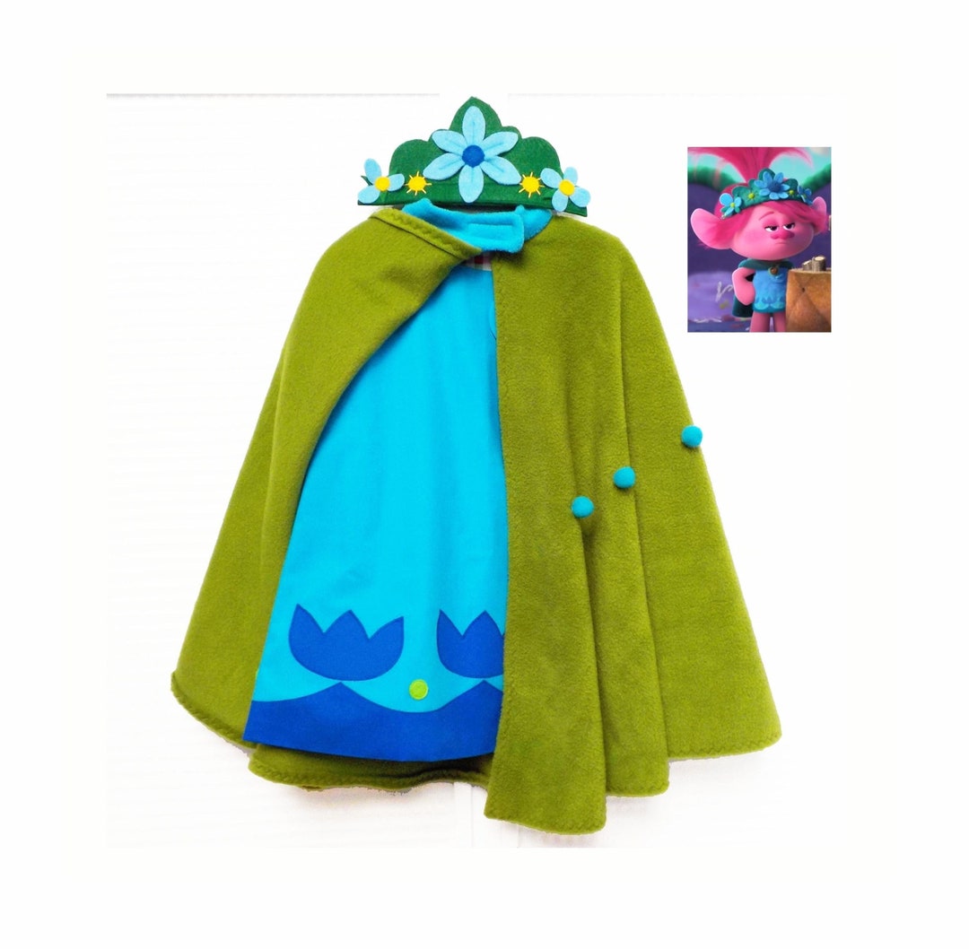 Poppy Trolls Outfit for Birthday Party, Princess Poppy Halloween ...